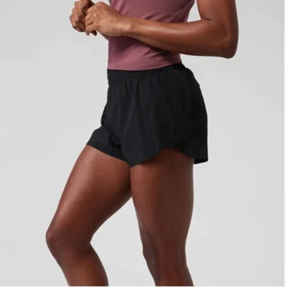 Athleta | Shorts | Athleta Hustle 3 Shorts In Black 45 | Poshmark